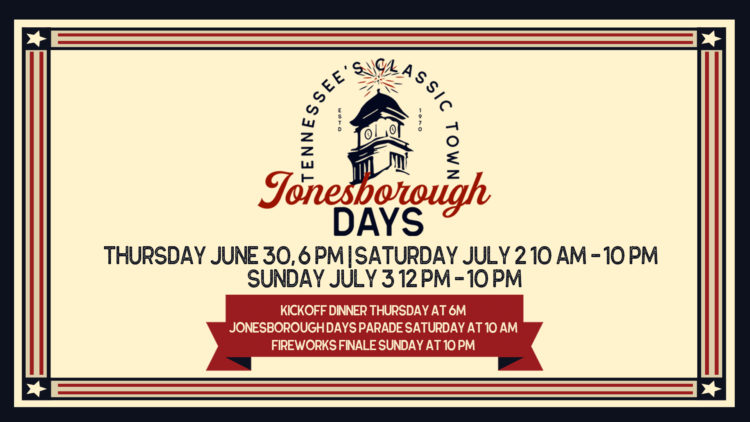 Jonesborough Days 2023 - Town of Jonesborough